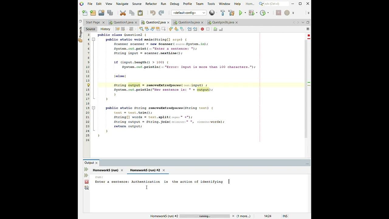 Java Homework5 - YouTube