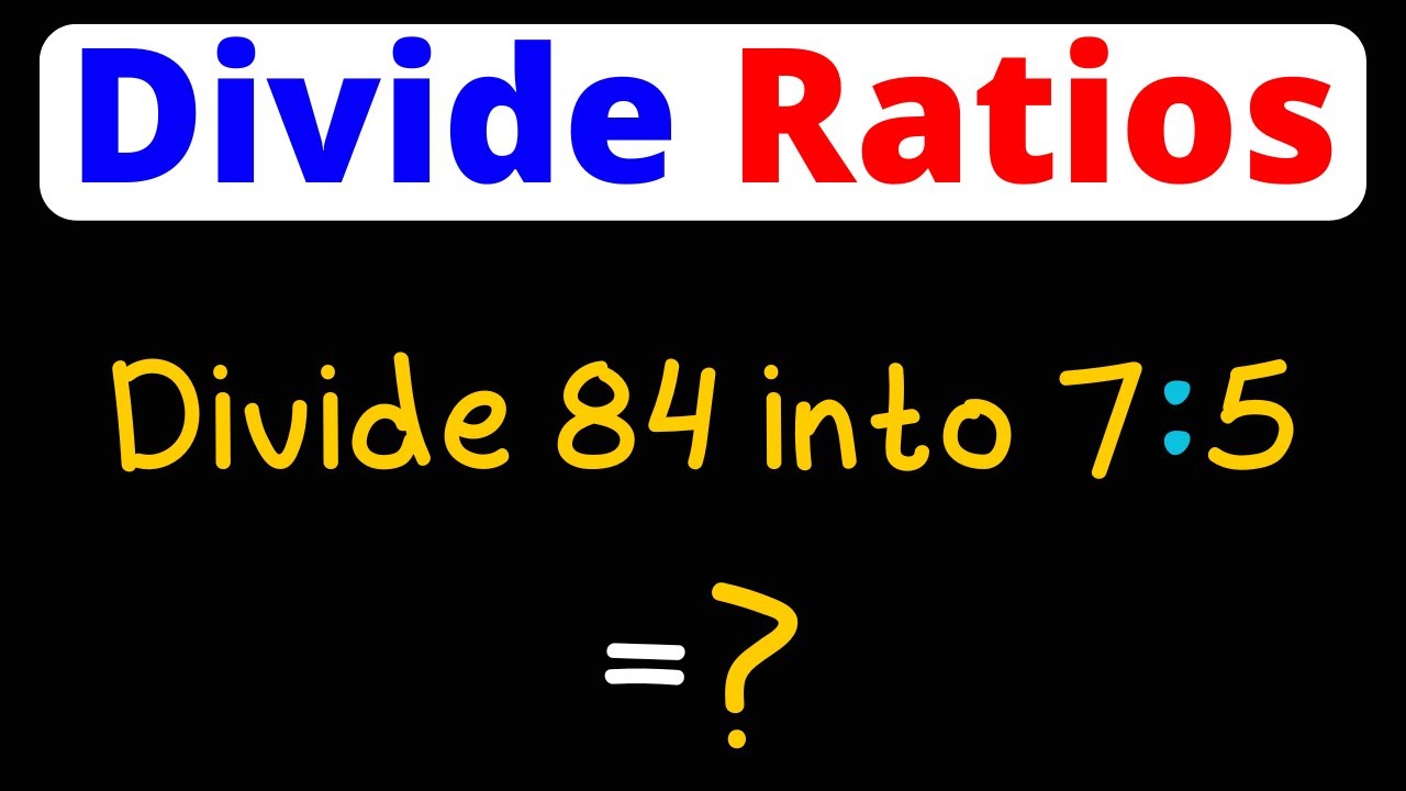 How To Divide Ratios Eat Pi YouTube