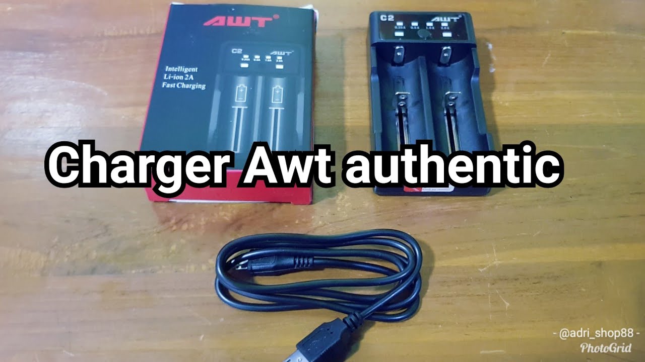 Unboxing Charger AWT C2 Authentic Fast Charging - YouTube