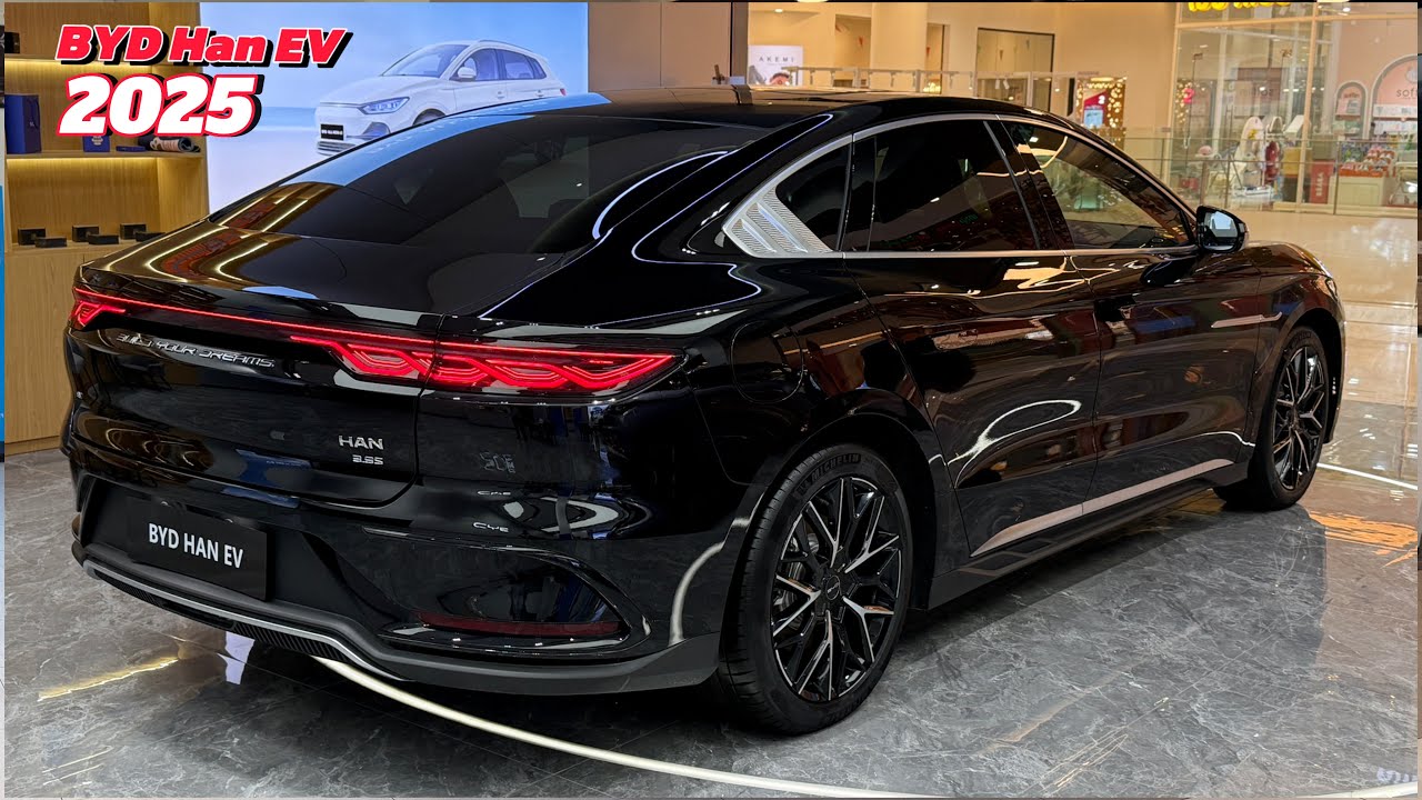 New BYD HAN EV ( 2025 ) - Luxury EV Sedan | Exterior and Interior - YouTube