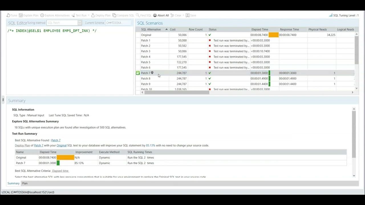 DBAO Tune SQL Plan - YouTube