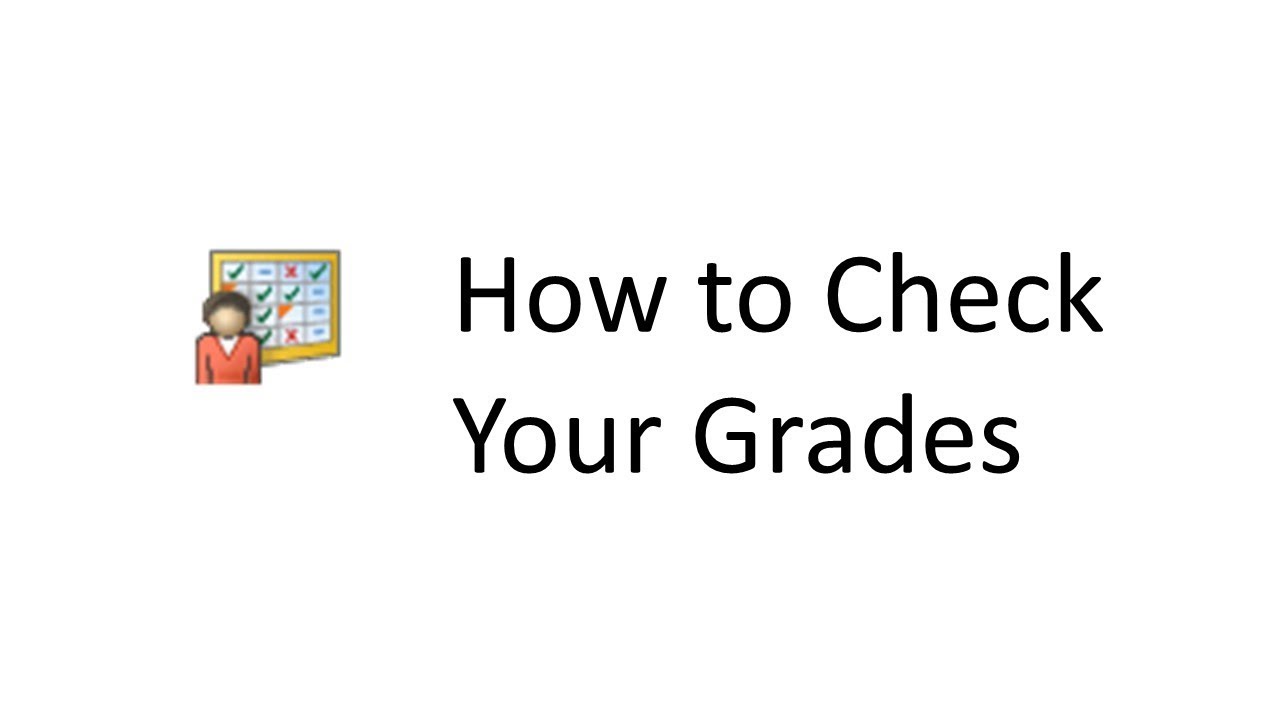 Checking Your Grades - YouTube