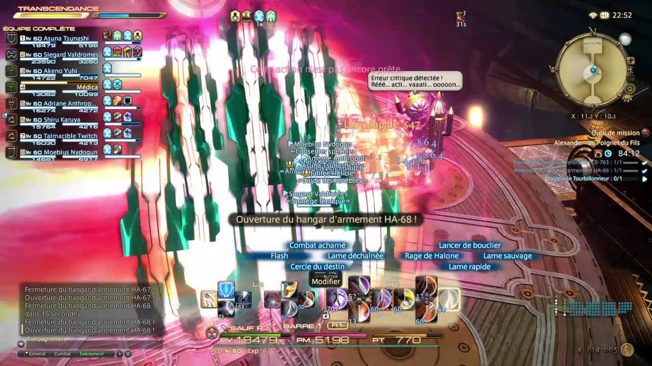 Final Fantasy XIV: A6 brutal (Raid Alexander) - YouTube