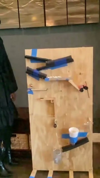 A demonstration of a physics Rube Goldberg machine project! - YouTube