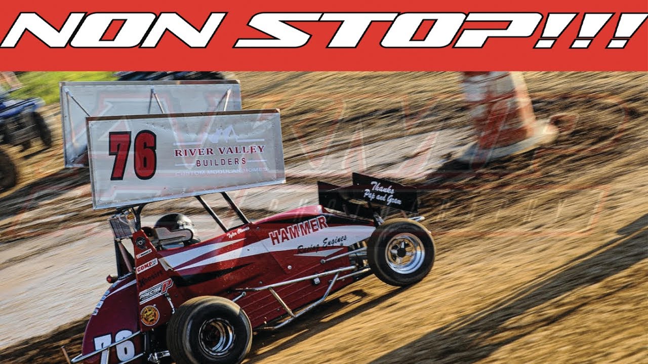 270 micro sprint Clinton County Speedway 9/30/23 - YouTube