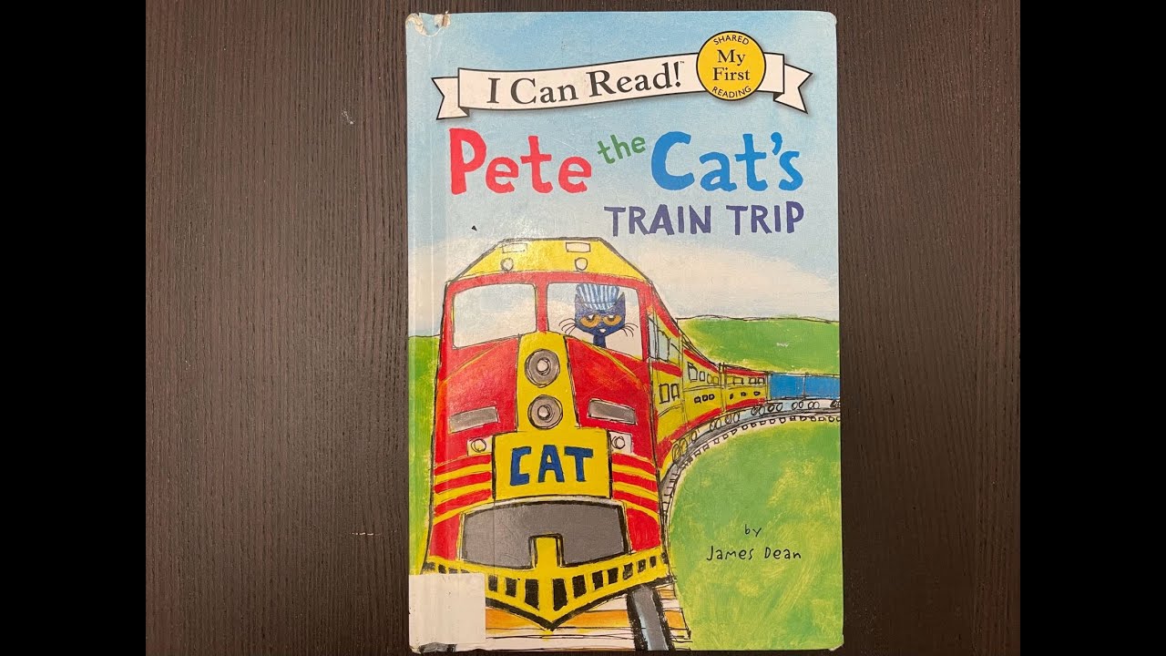 Pete the cat's train trip - YouTube