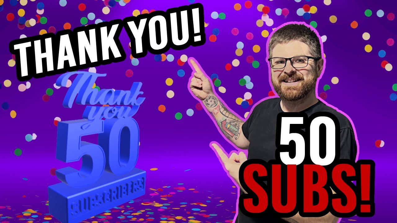 Celebrating 50 Subscribers with a Custom 3D Printed Trophy! - YouTube