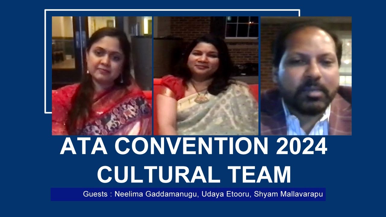 ATA Convention 2024 Cultural Team Special Interview @SakshiTV - YouTube