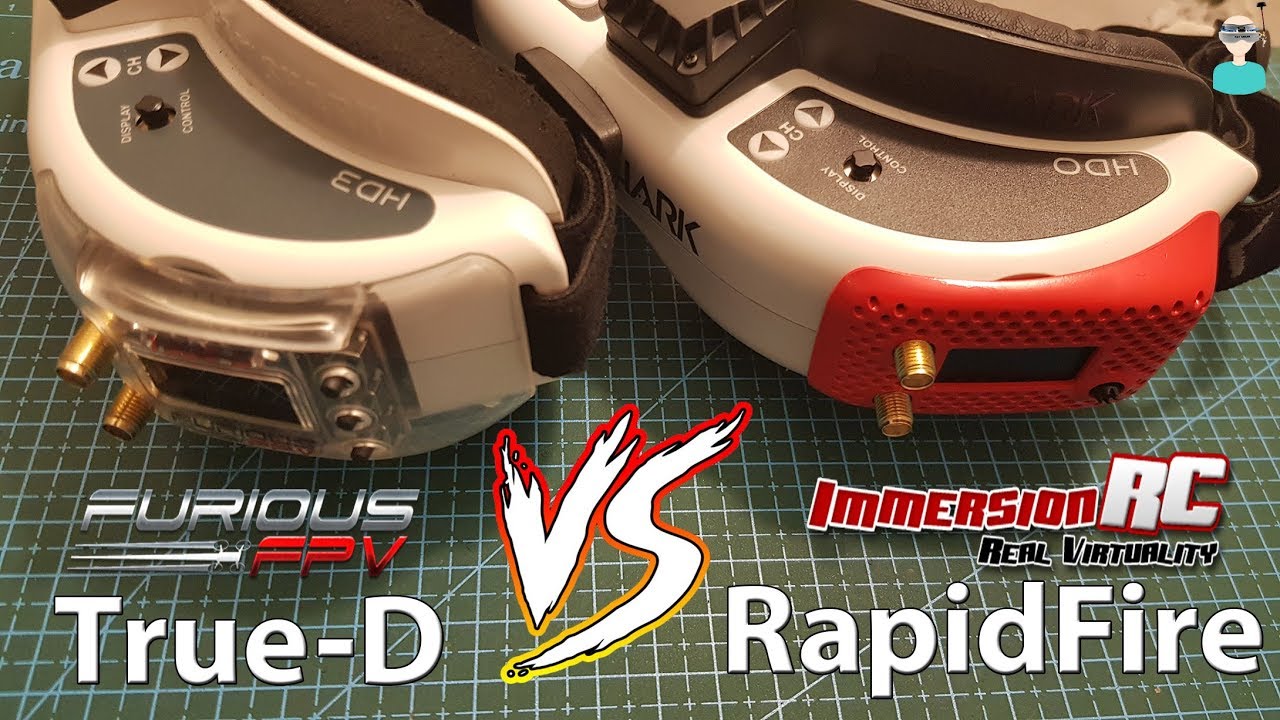 ImmersionRC RapidFire VS. FuriousFPV True-D - YouTube