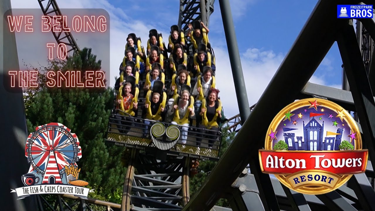 Alton Towers | WELTREKORD | We belong to THE SMILER | England Tour 2024 ...