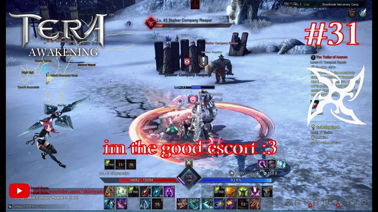 TERA AWAKENING - Escort The Traitor of Acarum [Story Line Quest] | Tera ...