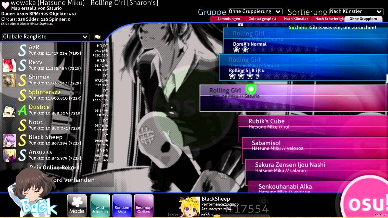 osu! cuttingedge bug - YouTube
