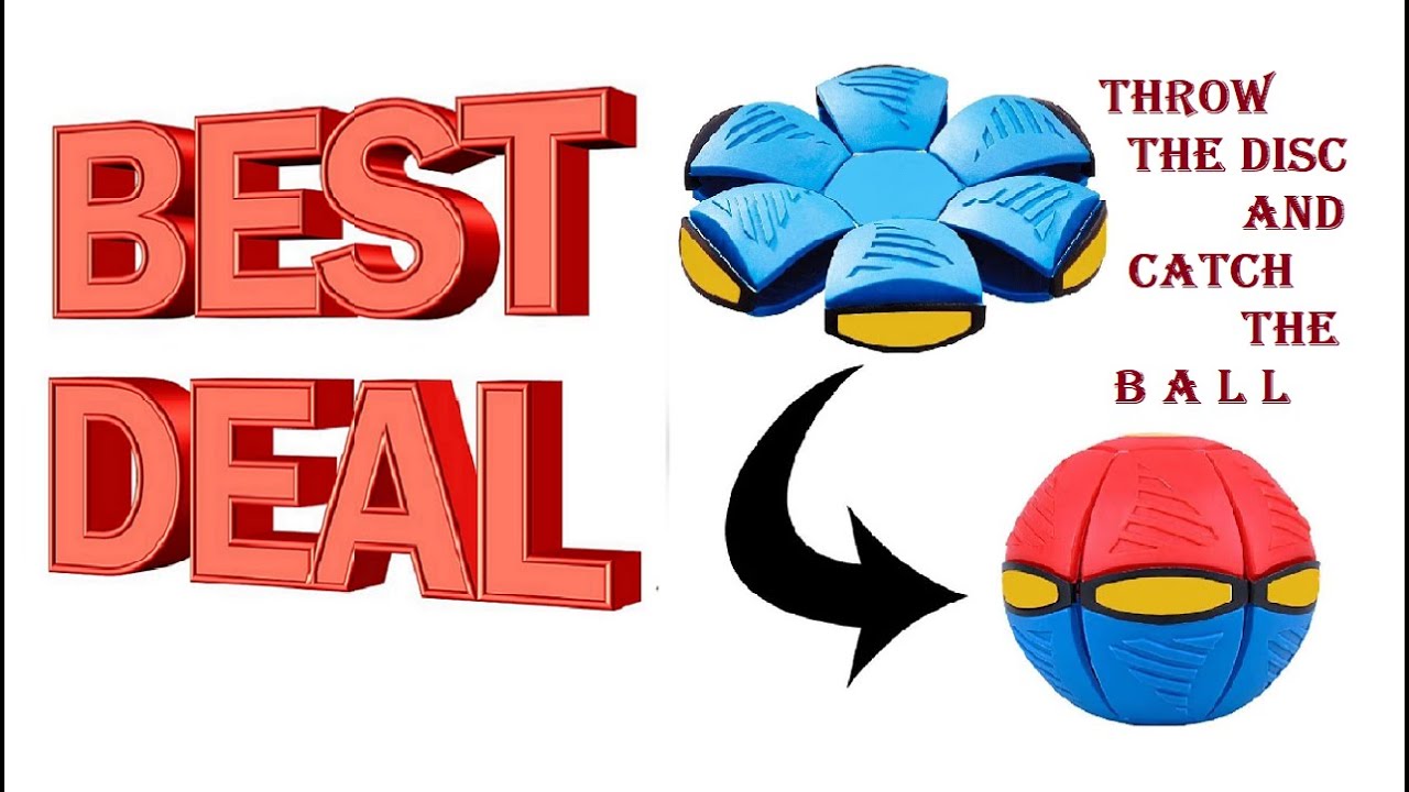 # Flying Soccer Magic Ball Deformation UFO Football Flat Throw Disc ...