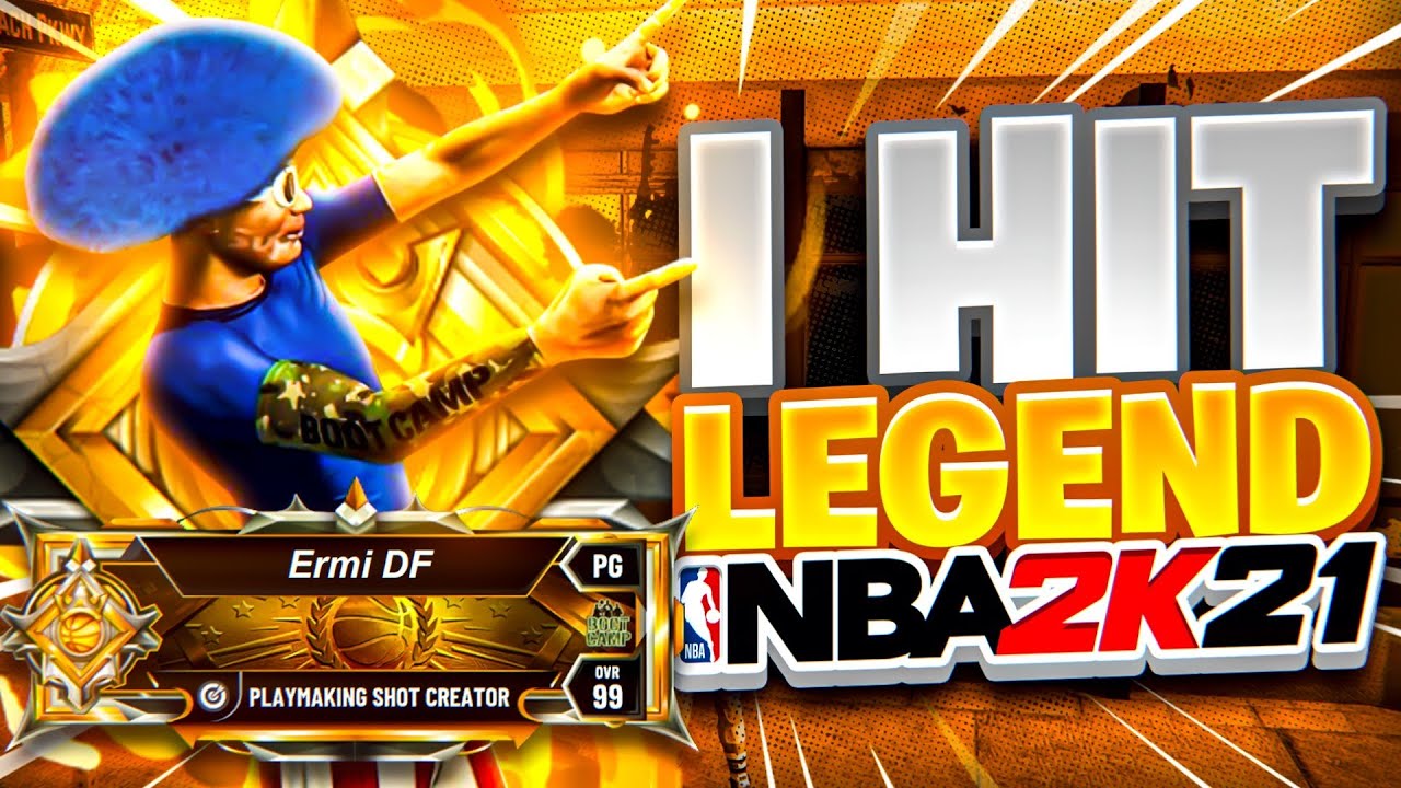 I FINALLY HIT LEGEND ON NBA 2K21 ! big surprise at the end don’t skip😳 ...