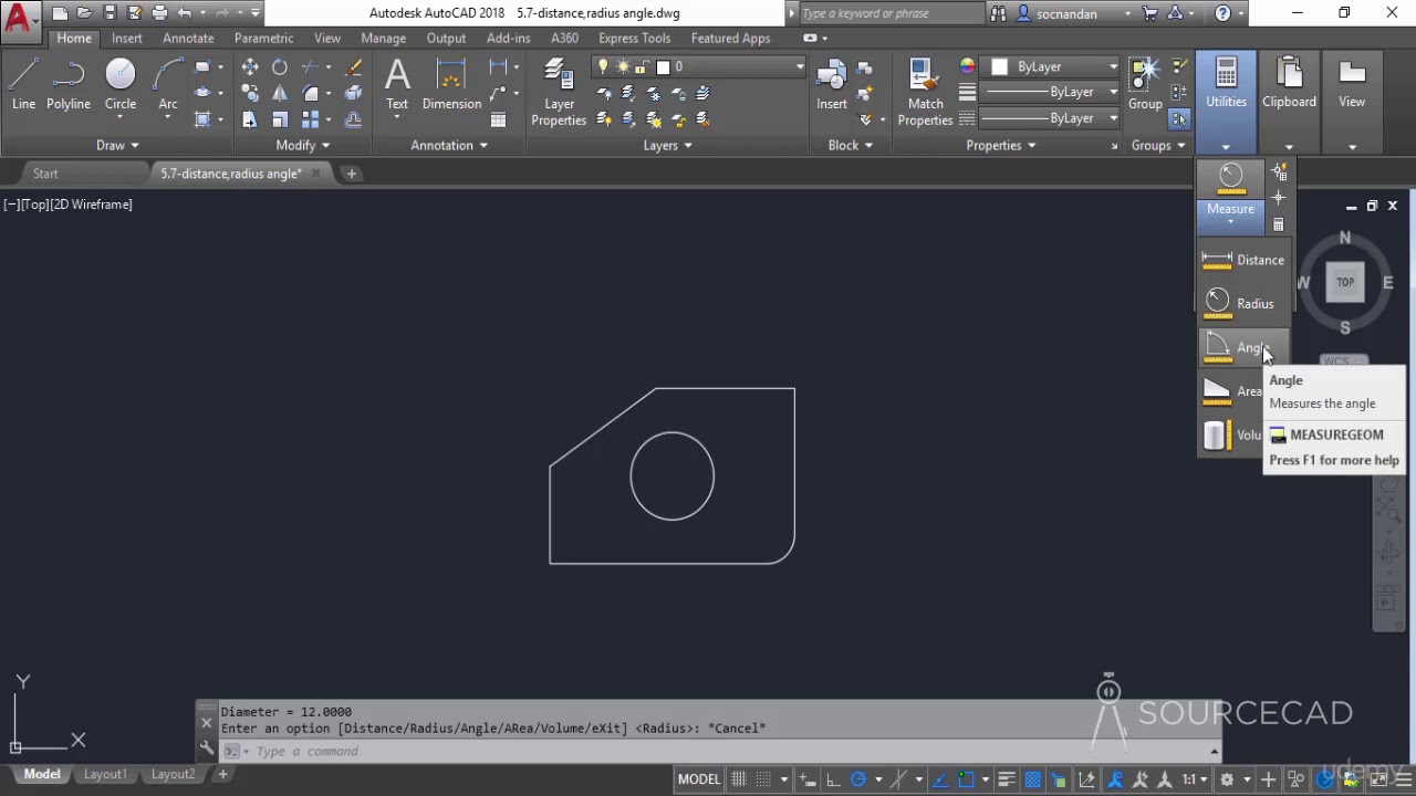 Autodesk Autocad Finding Distance Radius Angle And Co Ordinates autodesk-autocad-finding-distance-radius-angle-and-co-ordinates