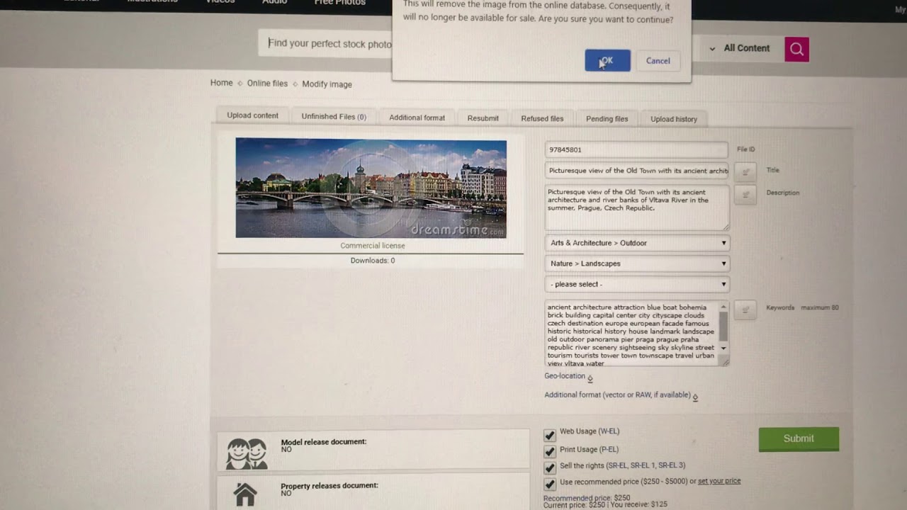 How to delete a Dreamstime Contributor account using automation. - YouTube
