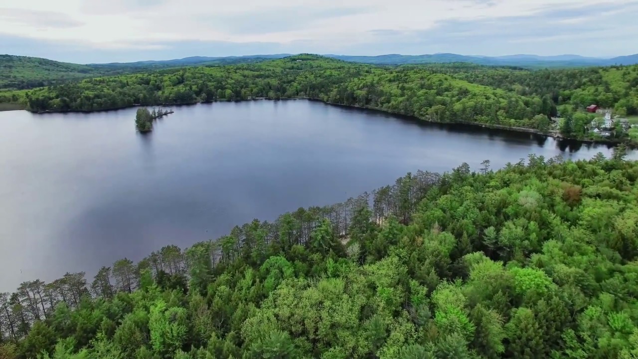 Flying over Sutton NH - YouTube