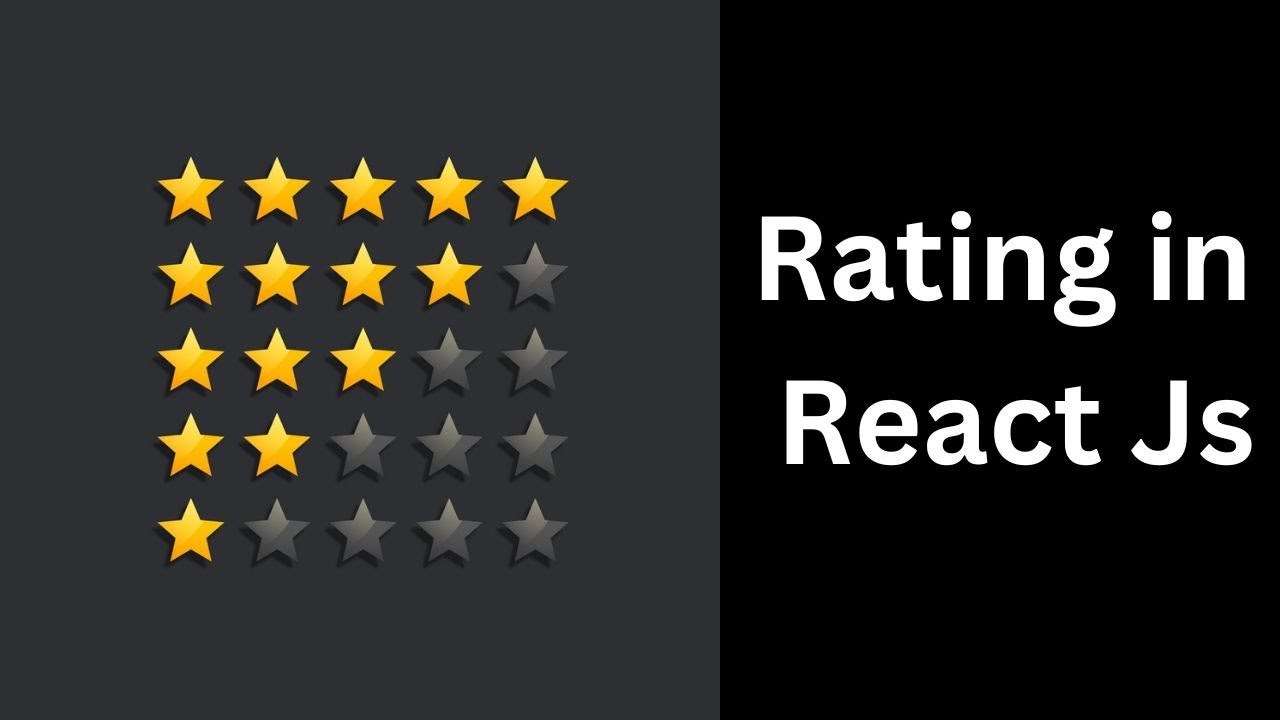 Star Rating in React JS | Machine Coding| React Interview - YouTube