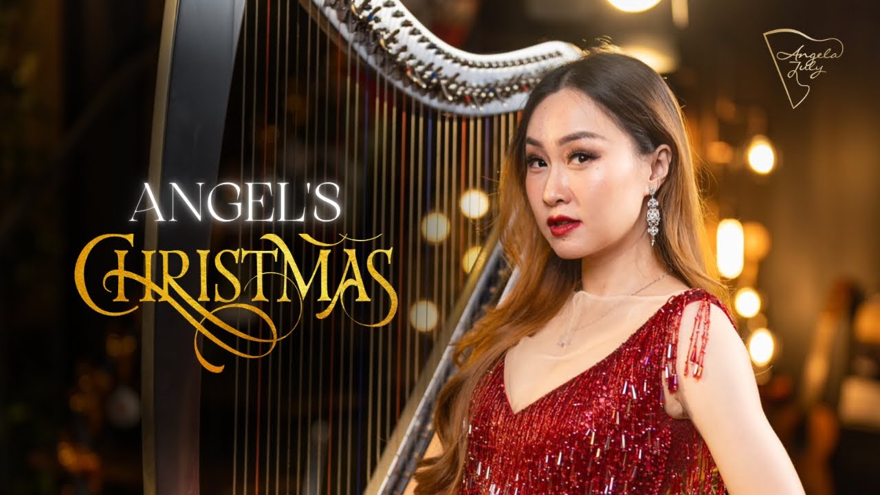 ANGEL’S CHRISTMAS by Angela July | Harp and Vocal Performance - YouTube