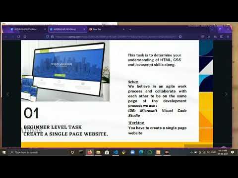 Task #1 : Beginner Level Task - Single Page Website - LetsGrowMore | Web Development | LGMVIP ...