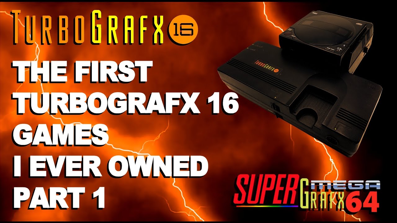 My Original TurboGrafx 16 Games (Part 1) - YouTube