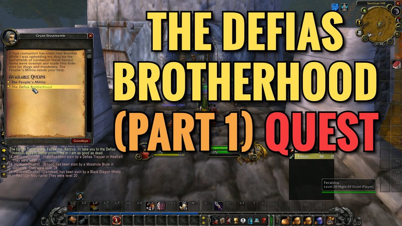 The Defias Brotherhood Quest (Part 1) (WoW Classic) - YouTube