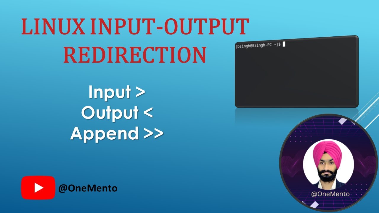 Linux Input Output Redirection Linux Redirects Linux Io Redirects 6253