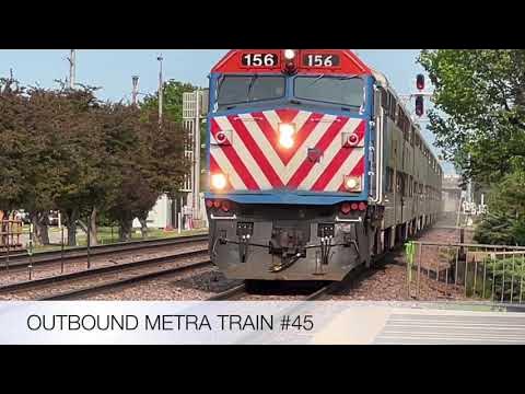 The Complete Metra Evening Rush Hour At Elmhurst On May 17, 2023 - YouTube