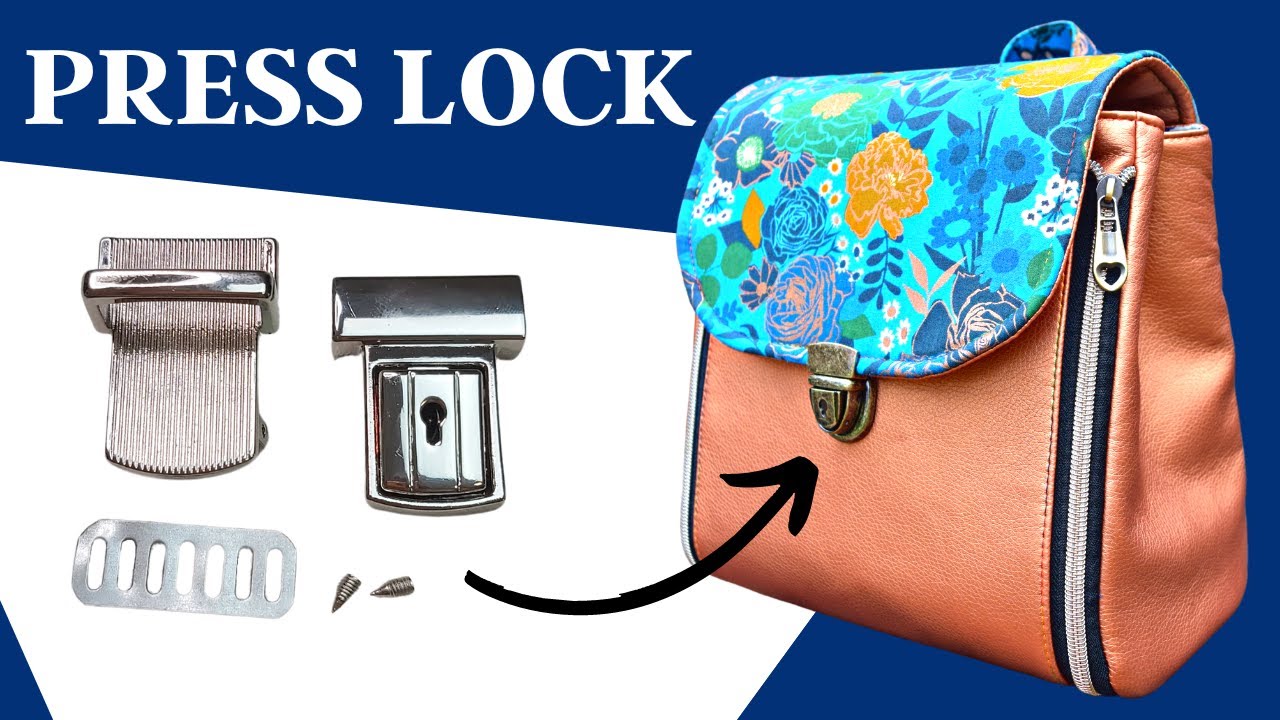 Quick & Easy PRESS LOCK CLOSURE Tutorial for Beginners - YouTube