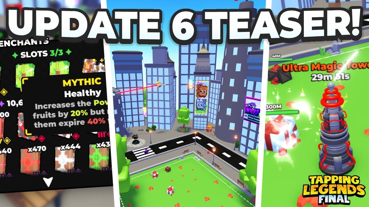 Tapping Legends Final - Update 6 Teaser! 🦸🖤 - YouTube