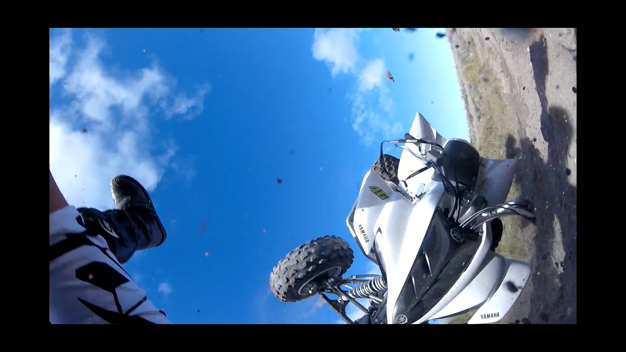Yamaha Raptor 350 Crash - Quad Crash - YouTube