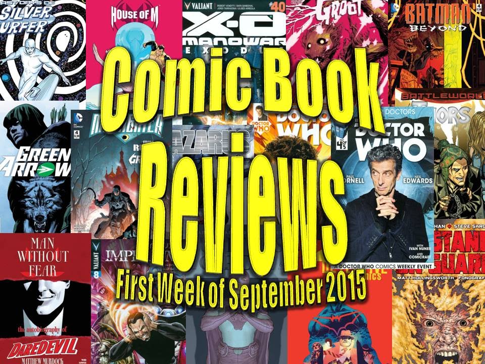 Comic Book Reviews - 1st Week of September 2015 - YouTube