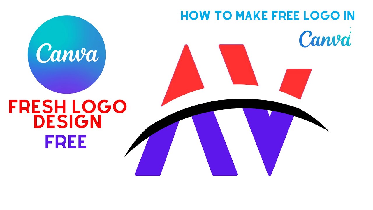 🔥How To Make Free Logo In Canva | canva p logo kaisy banye | free logo ...