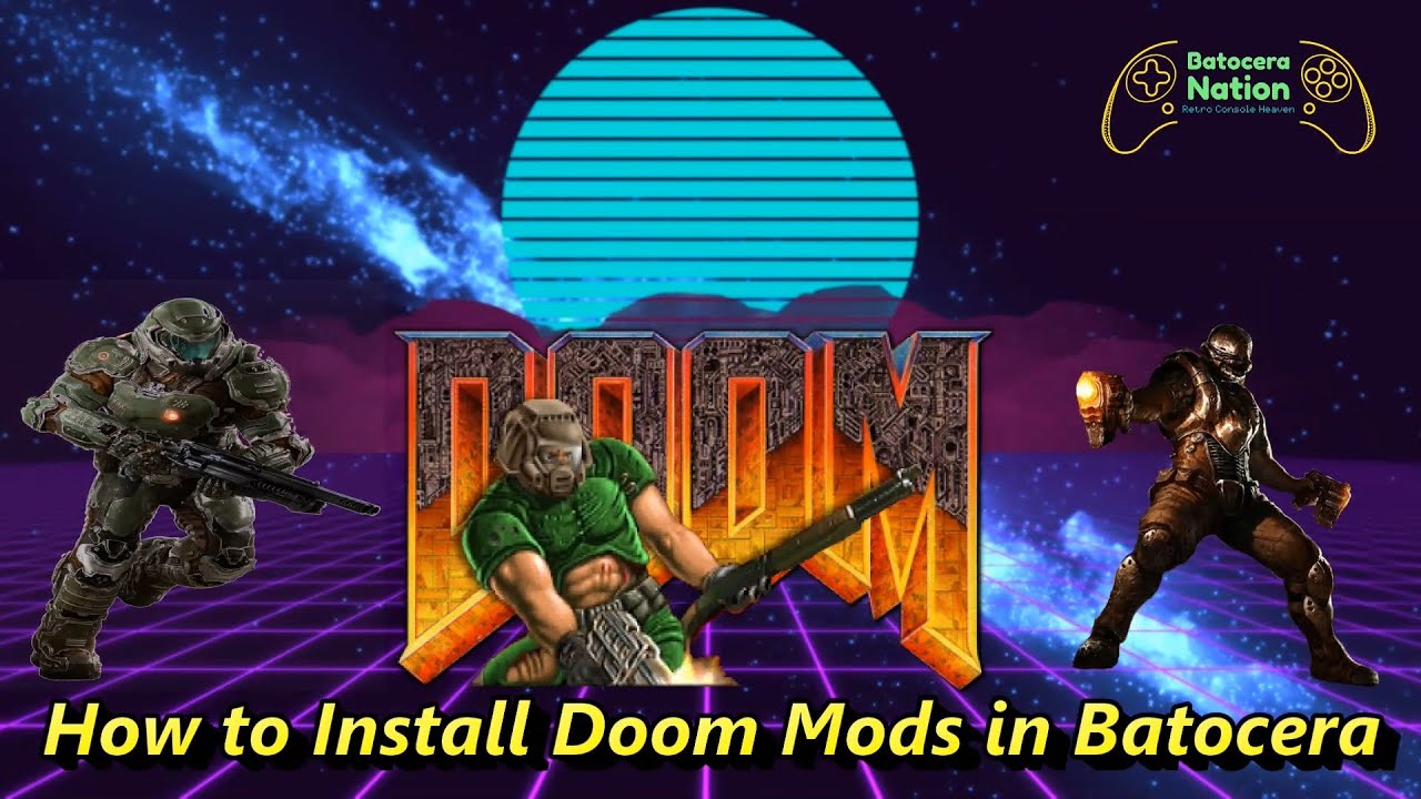 How to Install Doom Mods in Batocera - YouTube