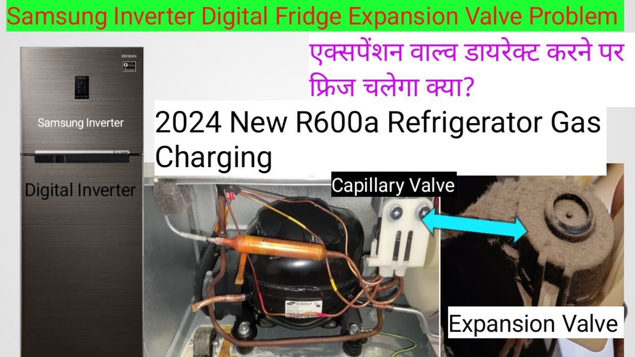 Samsung Inverter Fridge Expansion Valve Changing || Inverter Fridge ...