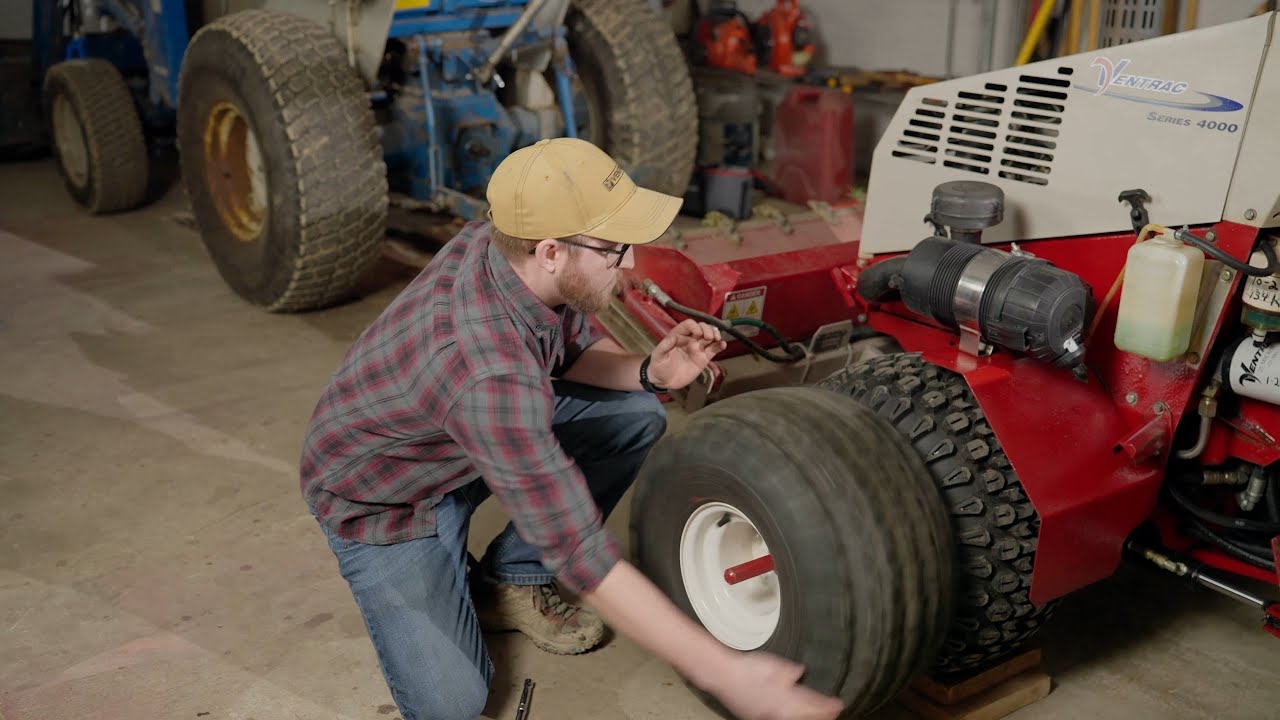 Remove & Install Ventrac Dual Wheels - Incredible Dual Wheel Tool Makes ...
