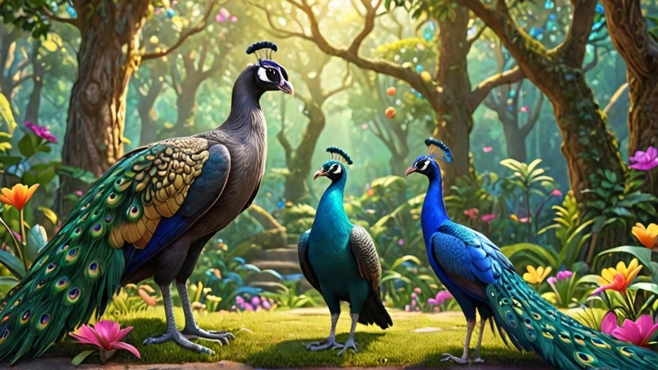 Monkey Vs Peacock: Epic Animated Hindi Story for Kids! - YouTube