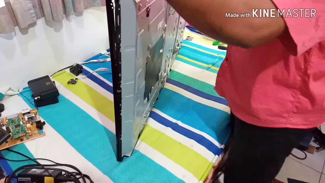 How to disassemble LG LED TV ? - YouTube