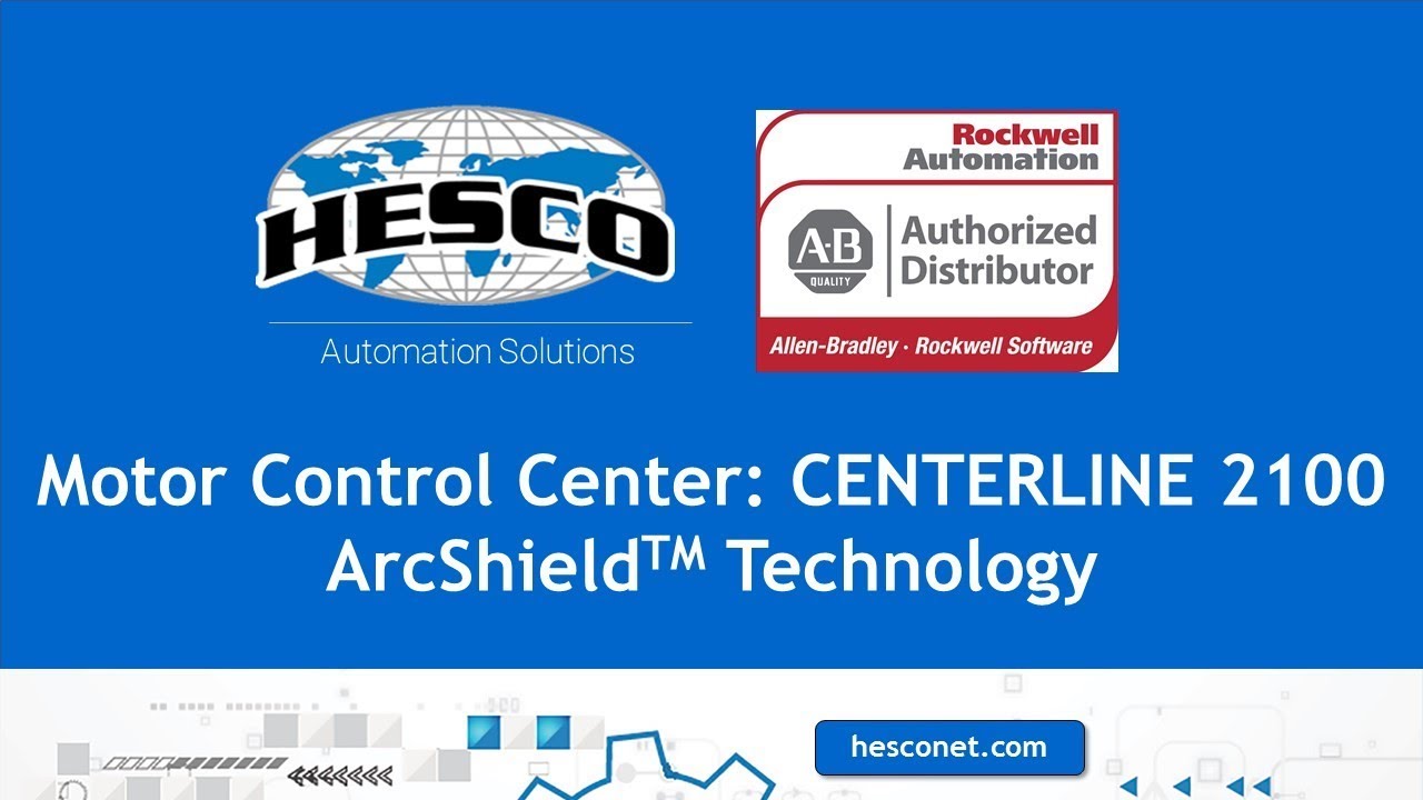 Rockwell MCC ArcShield Technology Demo at HESCO - YouTube