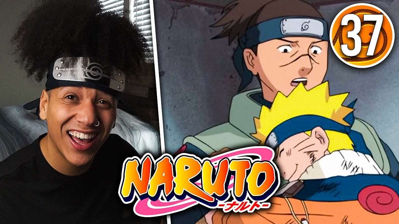 Naruto Episode 37 REACTION & REVIEW "The Rookie Nine Together Again ...