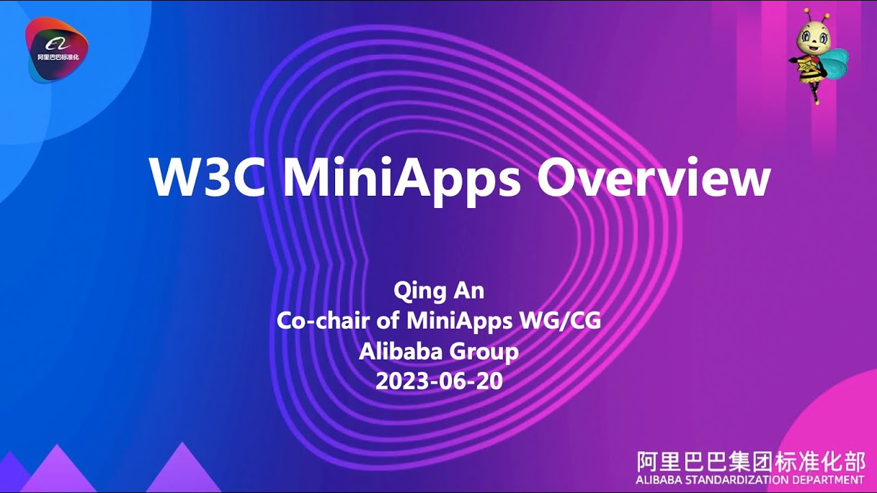 MiniApps Standardization Overview - YouTube