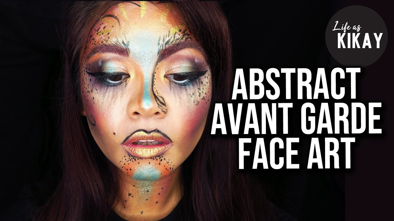 Abstract Face Art Makeup Look (Avant Garde) - YouTube