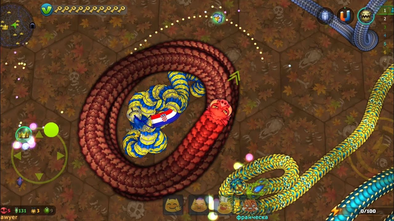 Little Big Snake Mast Gameplay 🐍🐍 in Videos Snake vs Snake Op_Kills # ...