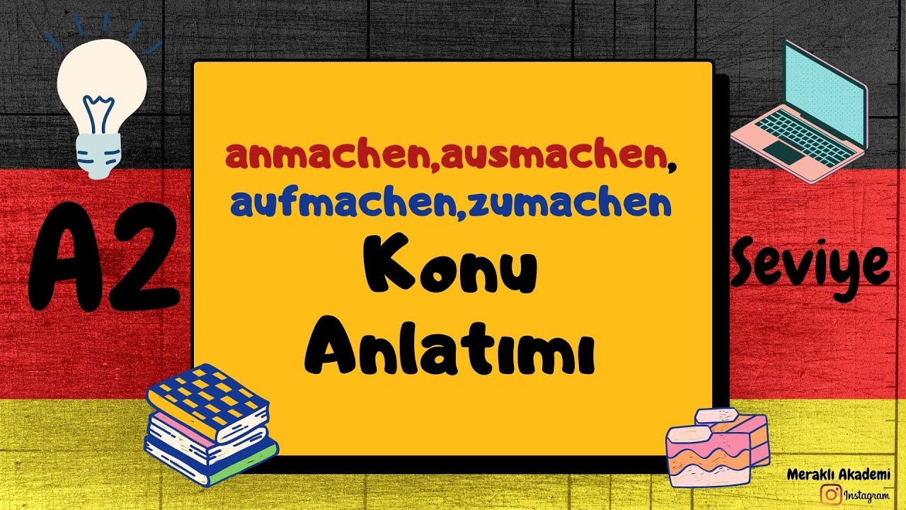 anmachen,ausmachen,aufmachen,zumachen - YouTube