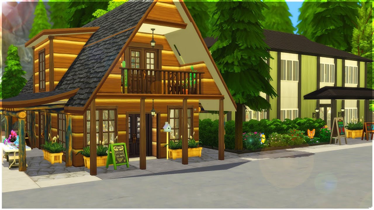 Hidden Treasures Antique Shop | The Sims 4 Speed Build - YouTube