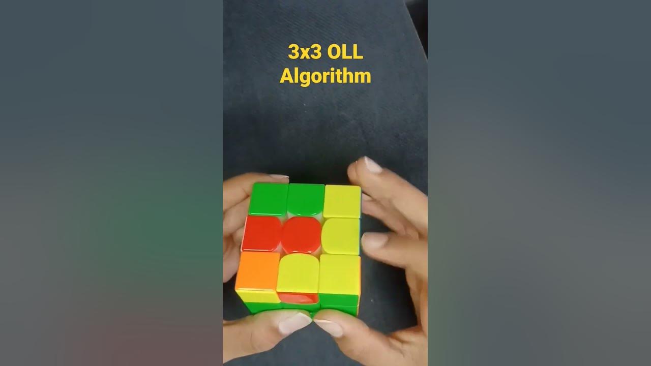 3x3 OLL Algorithm - YouTube