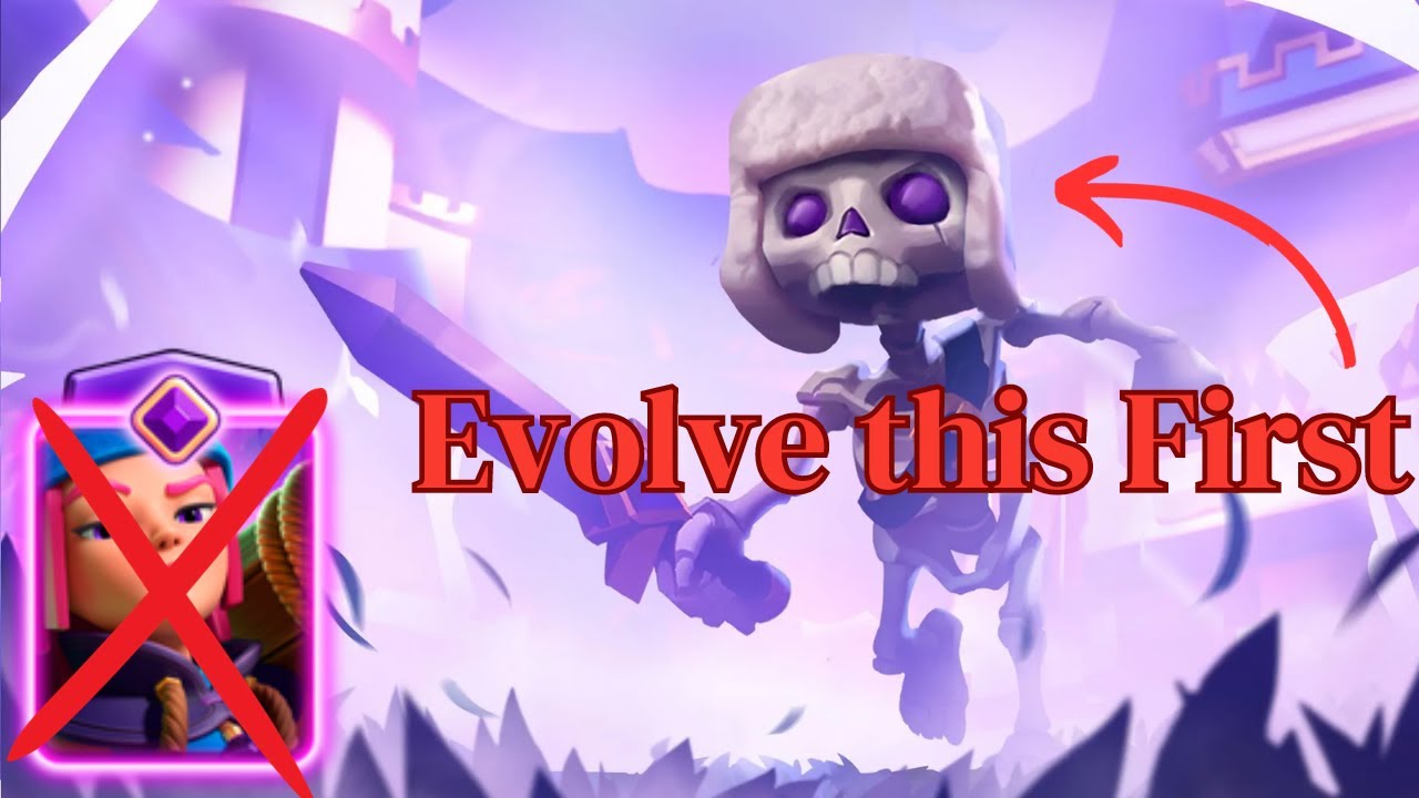 Best Skeleton Evolution Deck - Clash Royale - YouTube