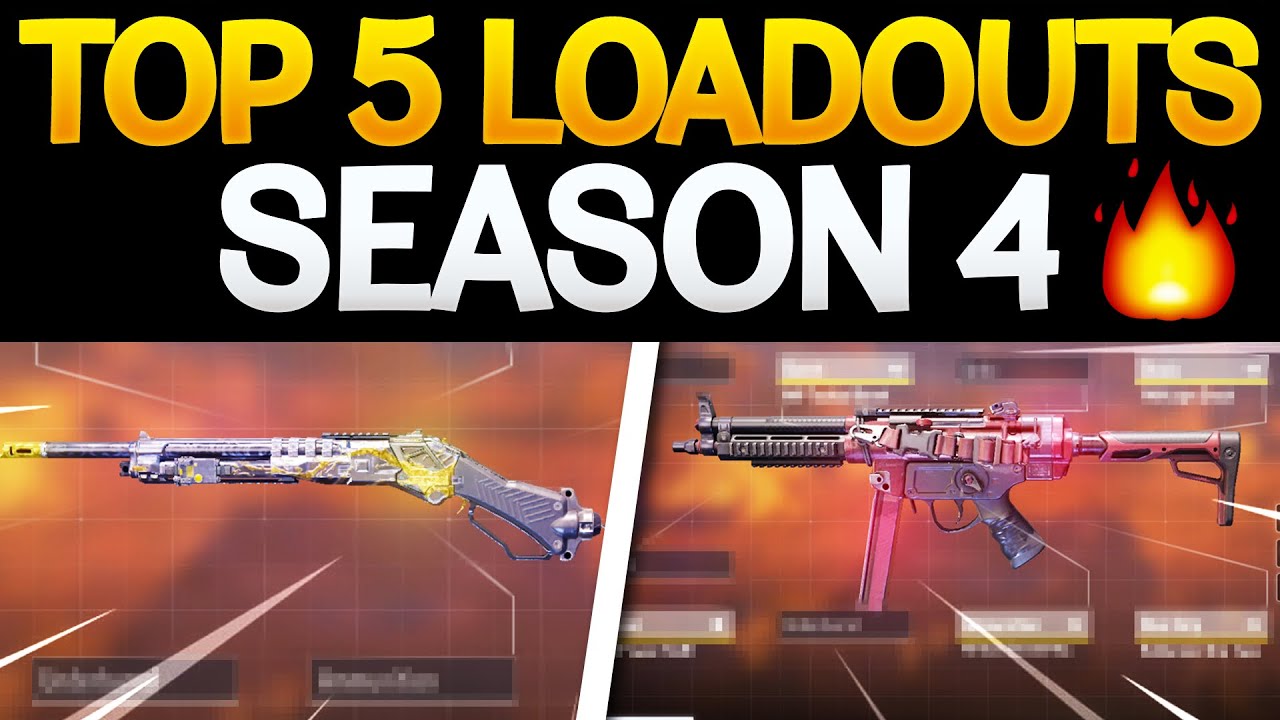 *BEST* My Top 5 Loadouts For Season 4 Will Make You INSANELY OP | CoDM ...