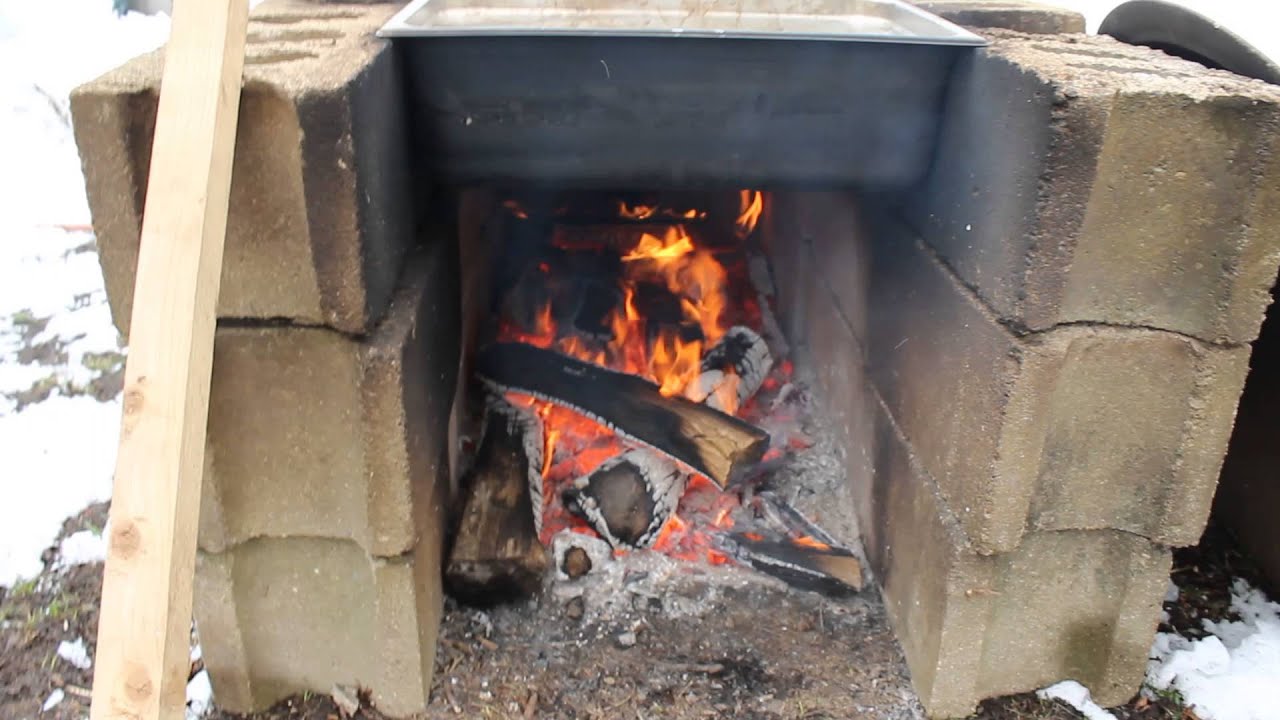 The Cinder Block Arch, Hot and Boiling Sap - YouTube