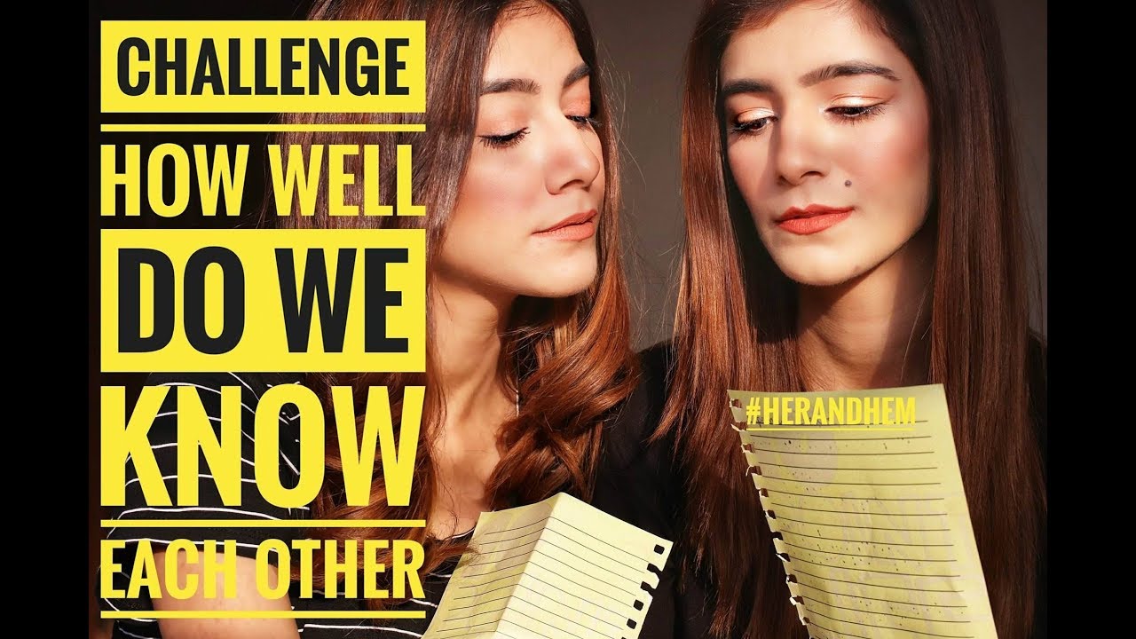 CHALLENGE: HOW WELL DO WE KNOW EACH OTHER? - YouTube